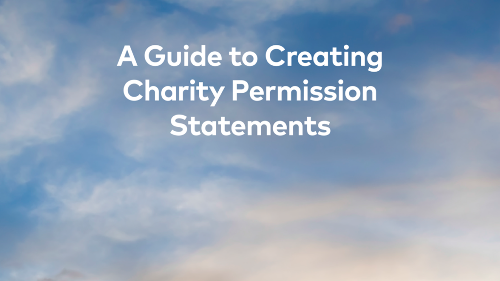 A guide to creating charity permission statements – fastmap